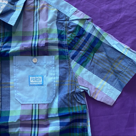 Parish Nation | Shirts | Mens Parish Nation Columbia Blue Button Up ...